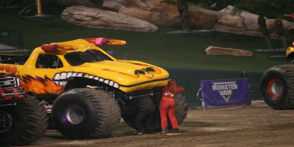 Mega Fun at Monster Jam #MonsterJam #Gravedigger - Family Review Guide