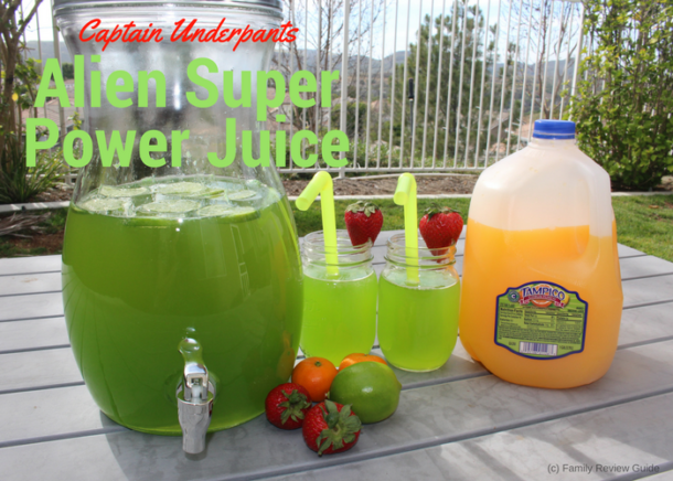 Captain Underpants Alien Super Power Juice - Family Review Guide