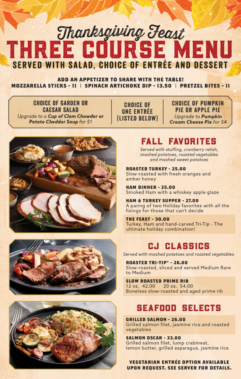 The Mega Guide to Thanksgiving Dining options in Orange County - Family ...