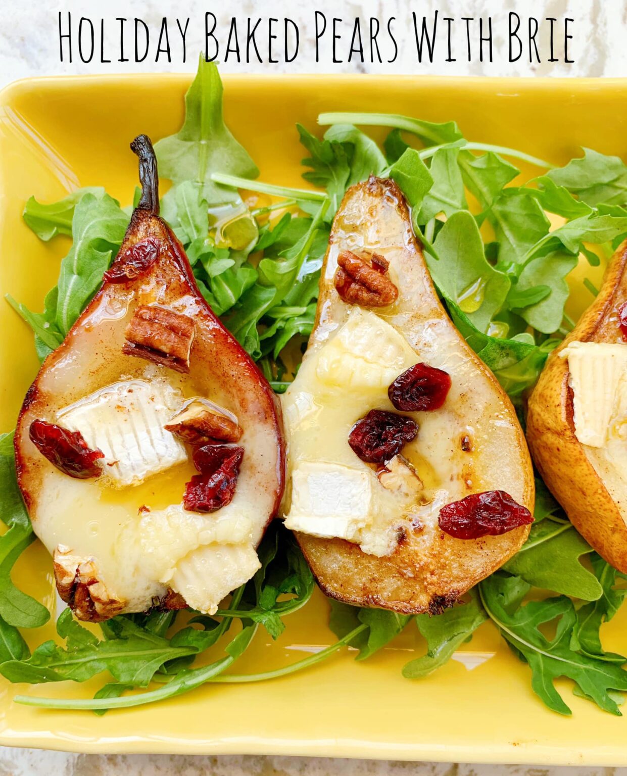 Holiday Baked Pears with Brie - Family Review Guide